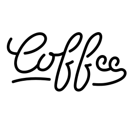 Black Coffee Typo - MiriCanvas