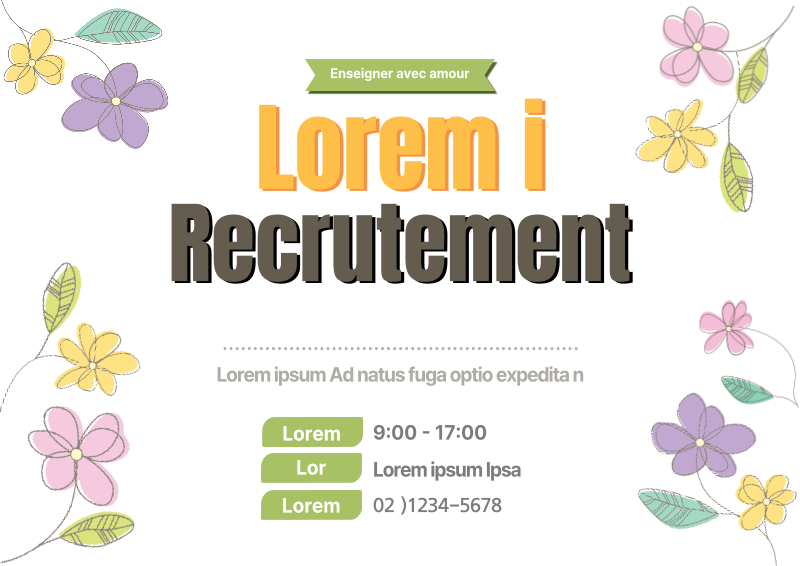 Cours de chant perlé - MiriCanvas