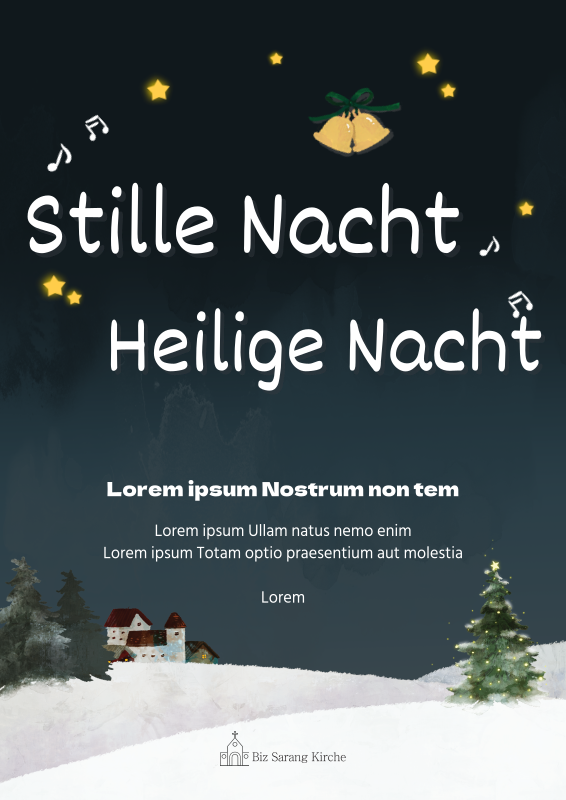 Stille Nacht Heilige Nacht - MiriCanvas