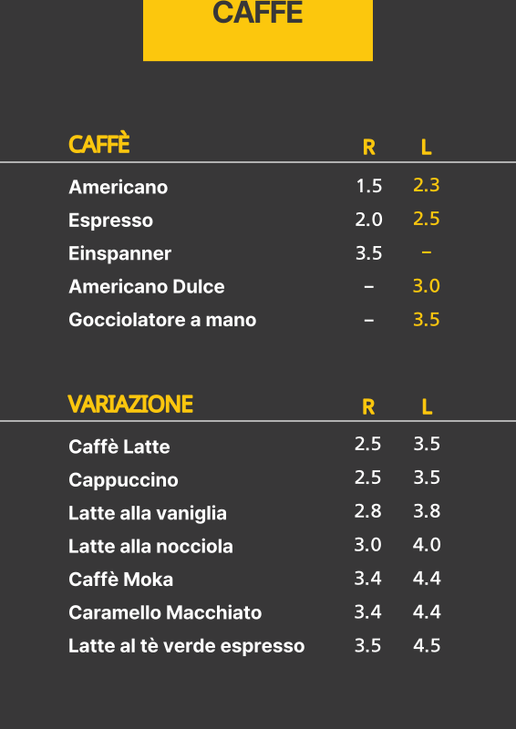 Caffè - MiriCanvas
