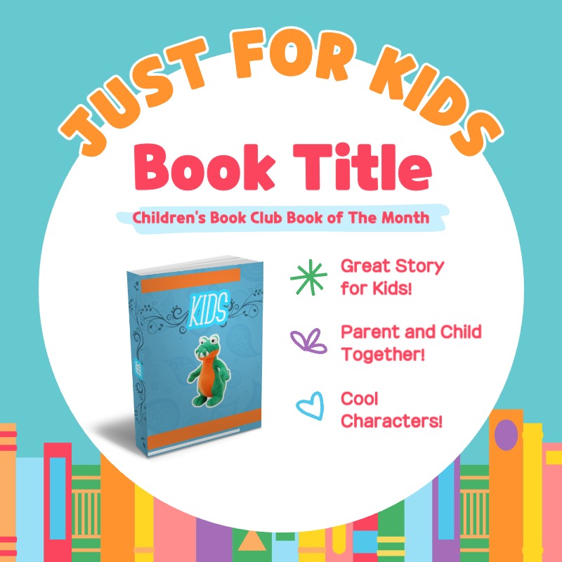 Turquoise and colorful children's book promotion V2 - MiriCanvas