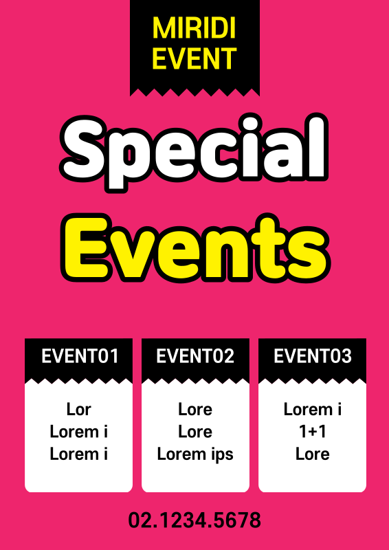 Flyer promoting a special sale event with simple red accents - MiriCanvas