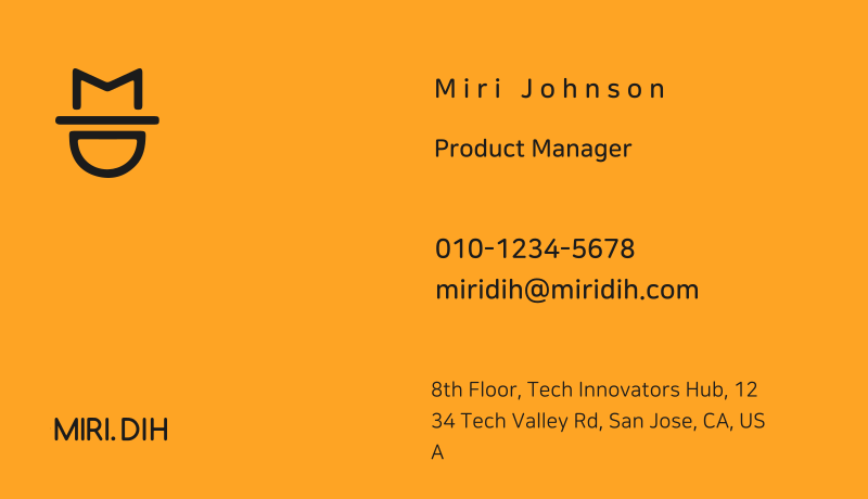 Miranda_BusinessCard2 - MiriCanvas