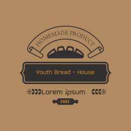 Brown Vintage Bakery Label - MiriCanvas