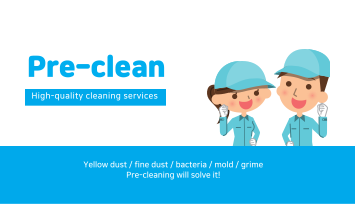 Cute cleaning service with blue illustration - MiriCanvas