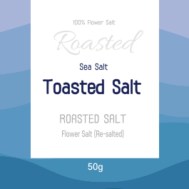 Blue pattern neat food baked salt label - MiriCanvas
