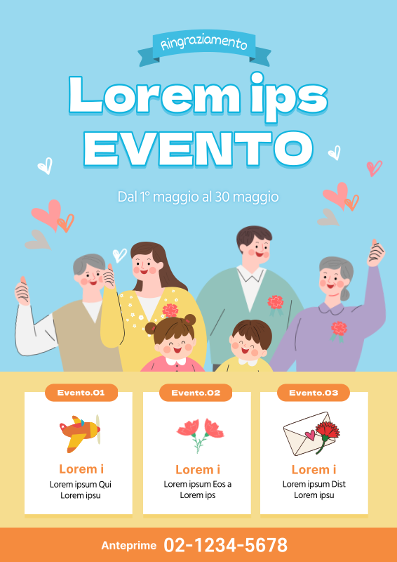 Mese della storia familiare di maggio - MiriCanvas