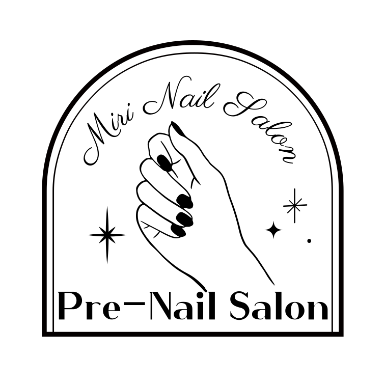 Hand Illustrated Badge Style Nail Shop - MiriCanvas