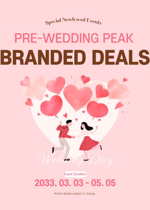 Newlyweds in pink deals - MiriCanvas