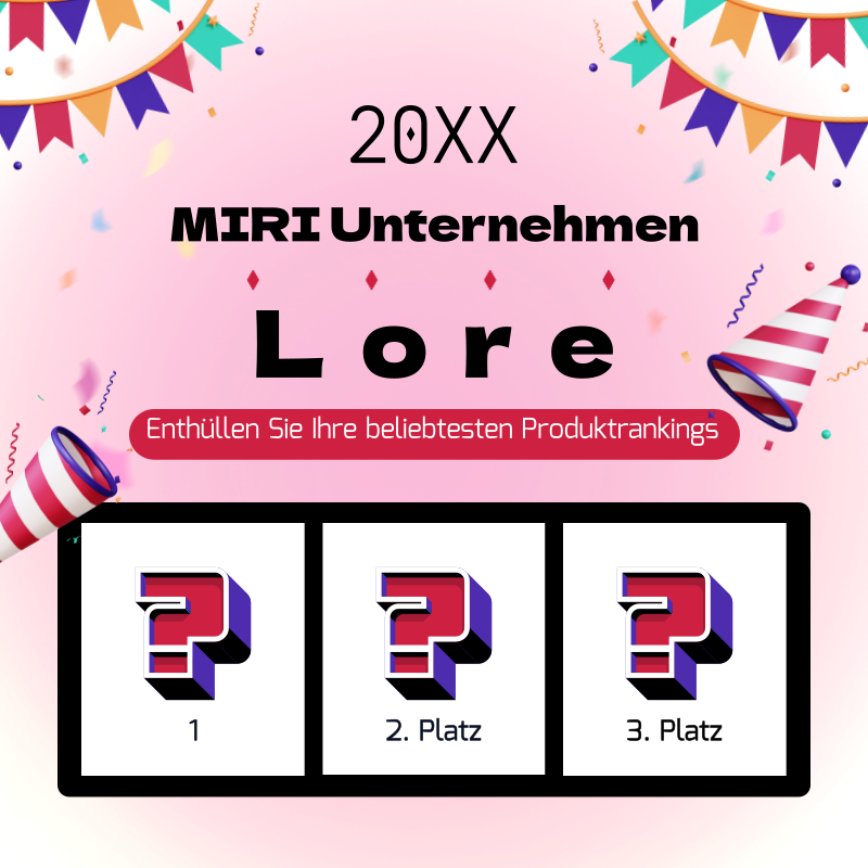 Eine hübsche Einführung in Rosa und Schwarz zum Jahresende - MiriCanvas