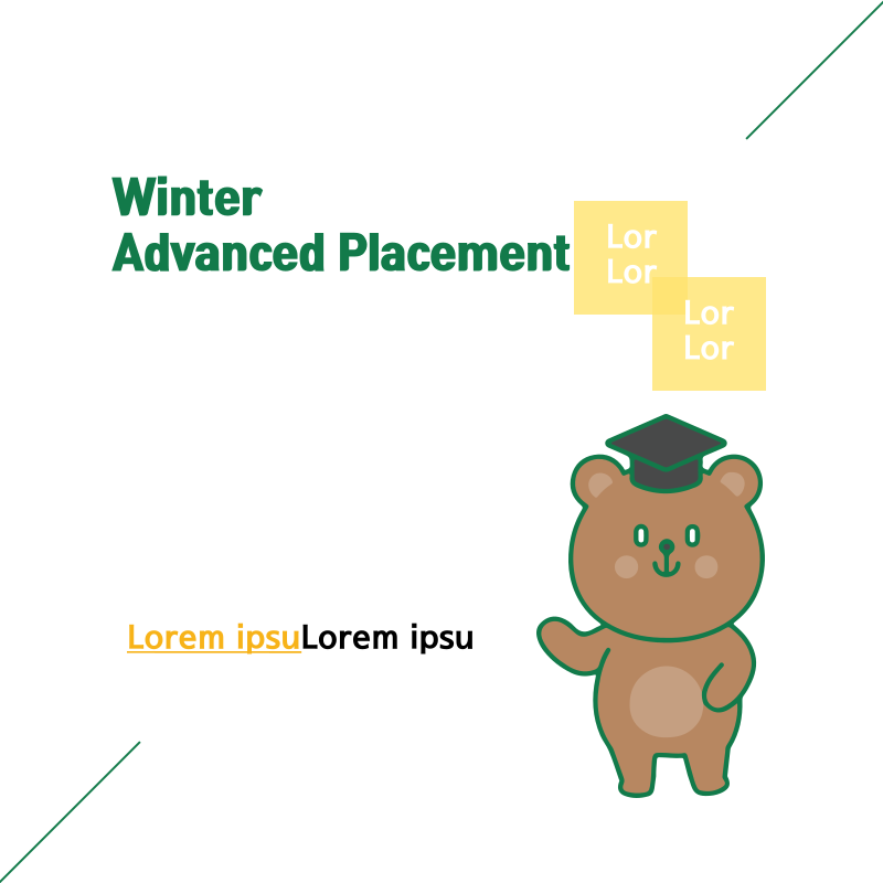 Winter Advanced Placement - MiriCanvas