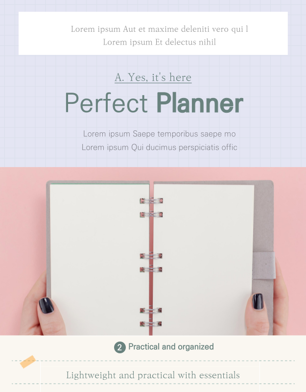 Design Props_Diary - MiriCanvas