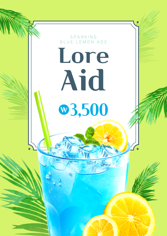 Blue Lemonade - MiriCanvas