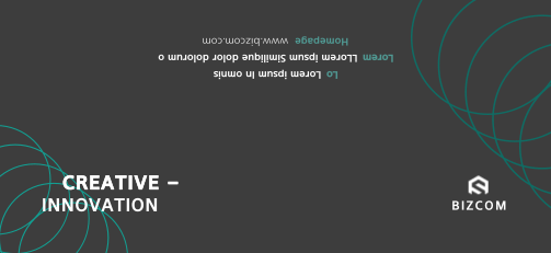 Simple bizcom in black and gray to promote your company - MiriCanvas