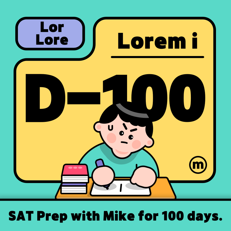 Mint-colored, positive, and relaxed SAT prep - MiriCanvas