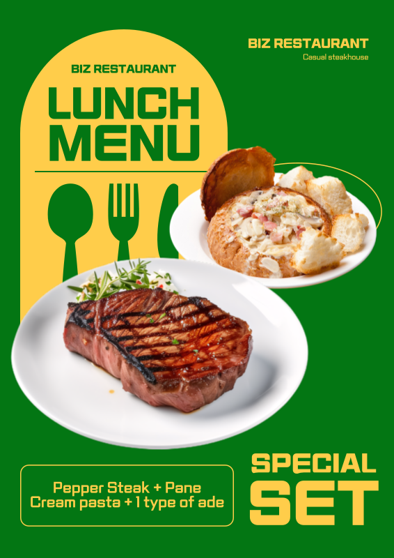 Introducing a clean, prominent forms menu with a greenish-yellow ...