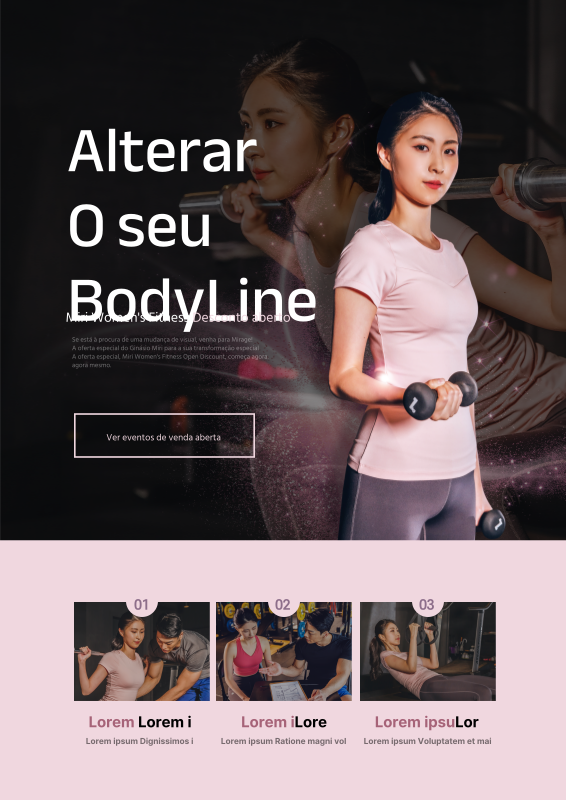 Mudar o seu BodyLine - MiriCanvas