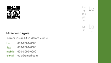 Concept simple avec des accents verts Corporate Business - MiriCanvas