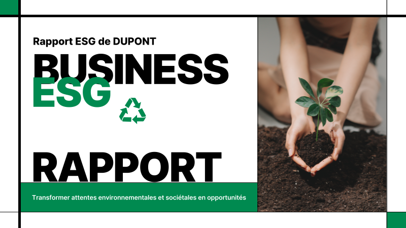 Rapport ESG d'entreprise minimaliste sur fond blanc - MiriCanvas