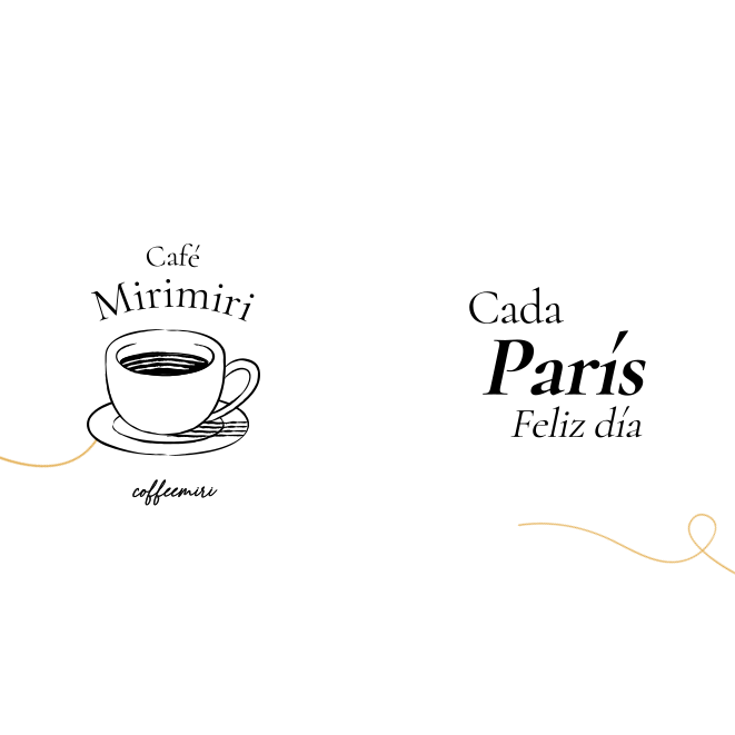 Promocione una cafetería con clase con ilustraciones lineales - MiriCanvas