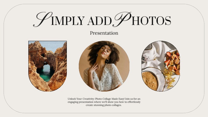 Ivory Minimal Photo Collage Instructions - MiriCanvas