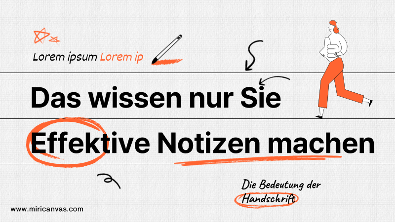 Über die Verwendung kitschiger Schriftelemente in Orange und Schwarz ...