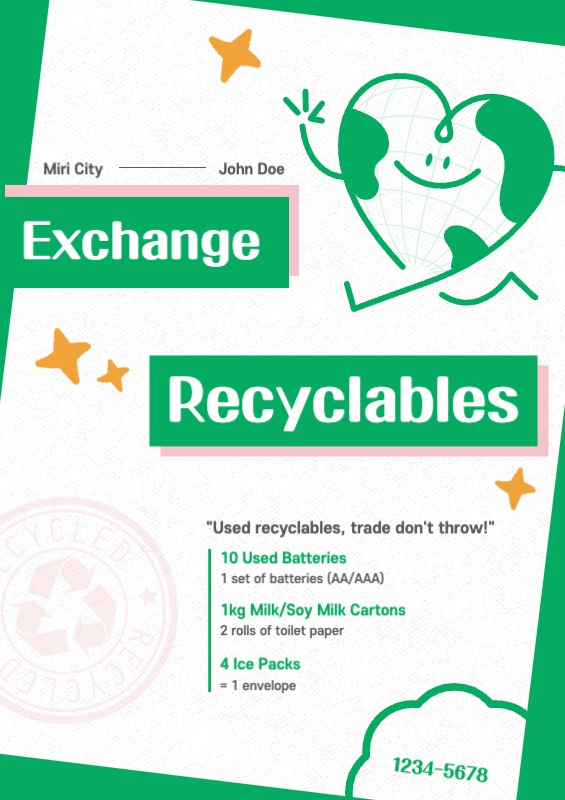 Green and pink are the new green and pink recycling guidelines - MiriCanvas