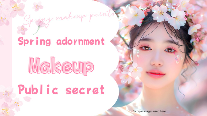 Introduction of spring makeup with pretty pink models in it. - MiriCanvas
