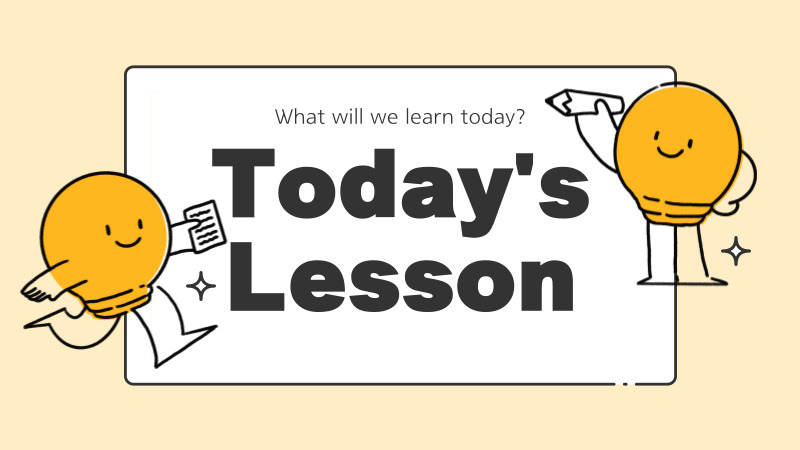 Simple Elementary Teacher Lesson Plan in Yellow and Black - MiriCanvas