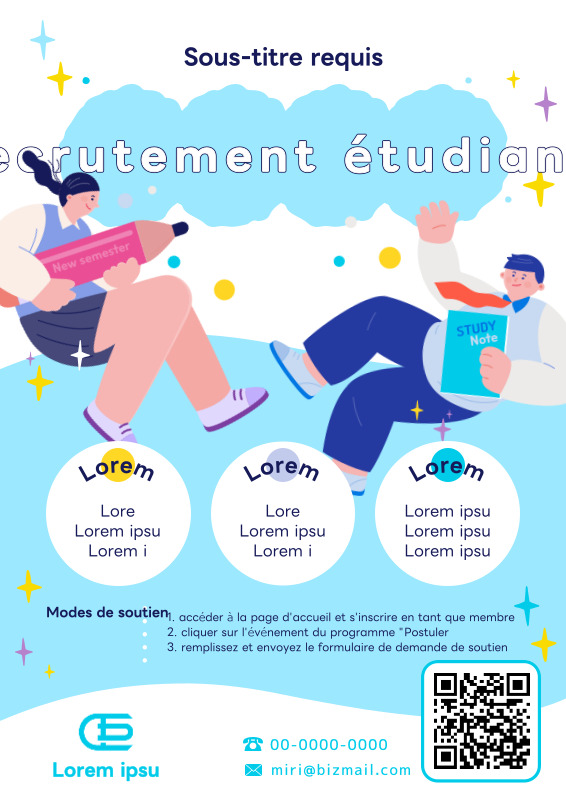 Annonce de recrutement pour un établissement d'enseignement secondaire ...