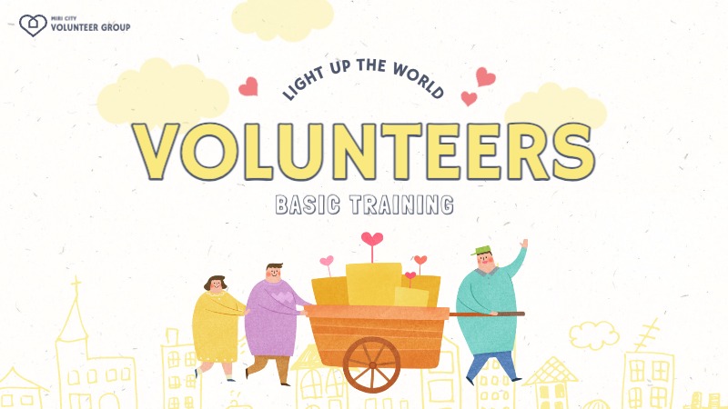 Volunteer handouts in warm yellow pastel colors - MiriCanvas