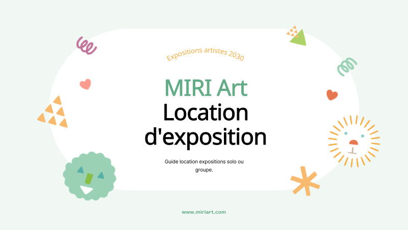 Guide pour la location d'une exposition aux couleurs vives - MiriCanvas