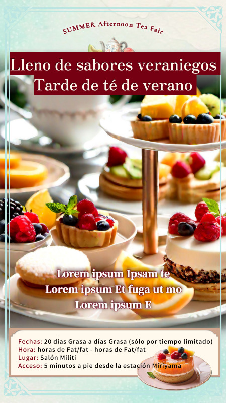 La sencilla y bonita merienda de verano de Mint. - MiriCanvas