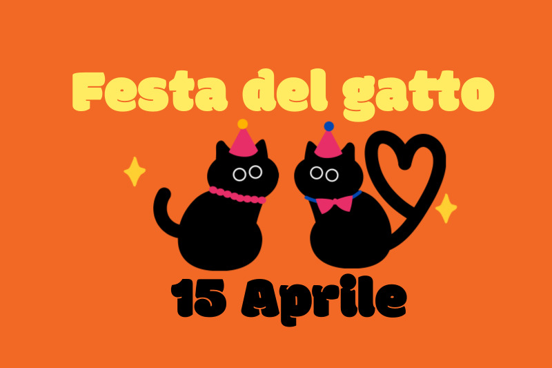 Festa del gatto con illustrazioni di gatti e font simpatici - MiriCanvas
