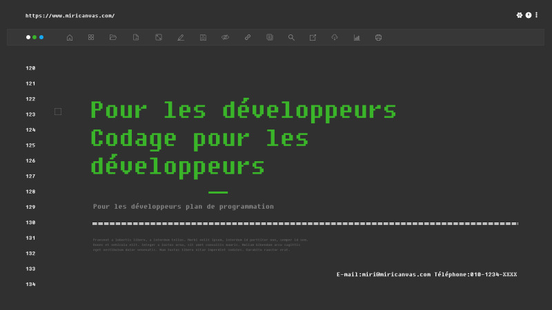 Le livre de programmation et de codage du développeur branché gris et vert - MiriCanvas