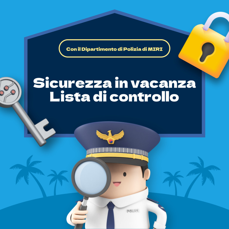 Consigli di sicurezza per le vacanze evidenziati in blu - MiriCanvas