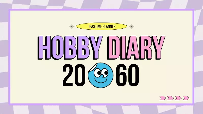 Light purple and ivory color hobby diary template - MiriCanvas