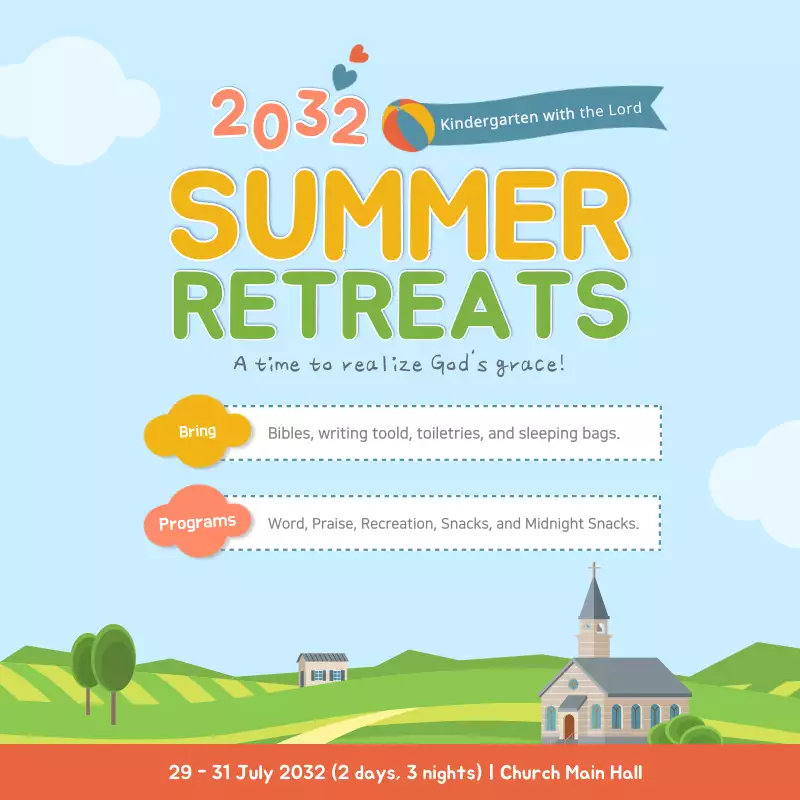 Church Summer Retreat - MiriCanvas