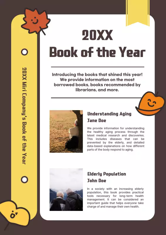 About this adorable book with brown and yellow falling leaf characters ...