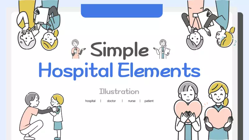 Simple hospital elements - MiriCanvas