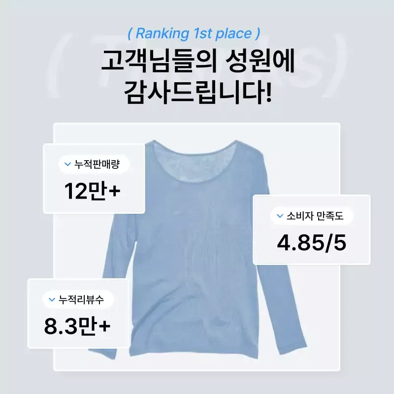 파랑과 흰색의 트렌드한 패션 인트로 홍보 미리캔버스