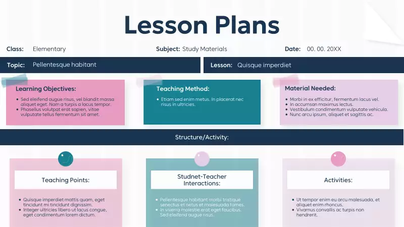 Purple Green Plain Basic Classroom Study Plan Presentation - MiriCanvas