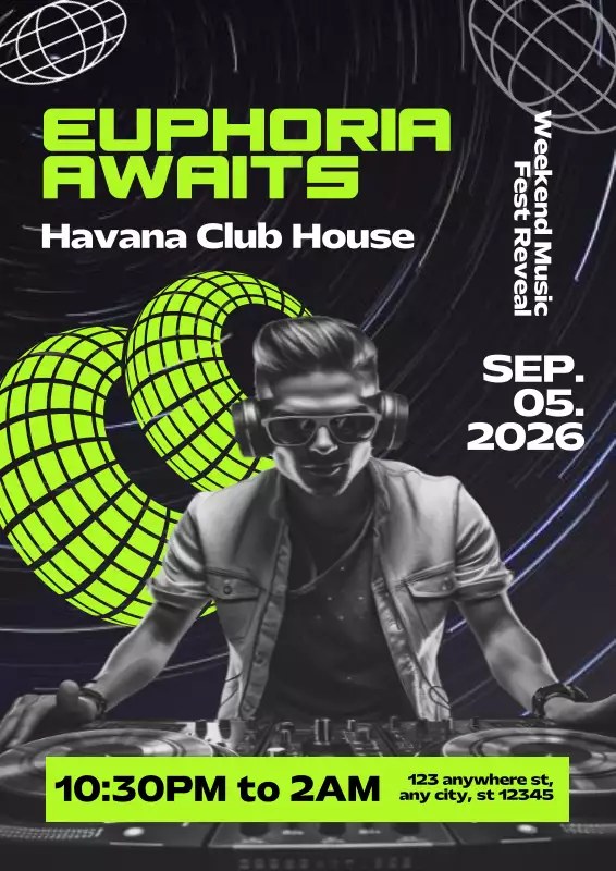 Official Event Promotion Poster for Festival Promoters - MiriCanvas