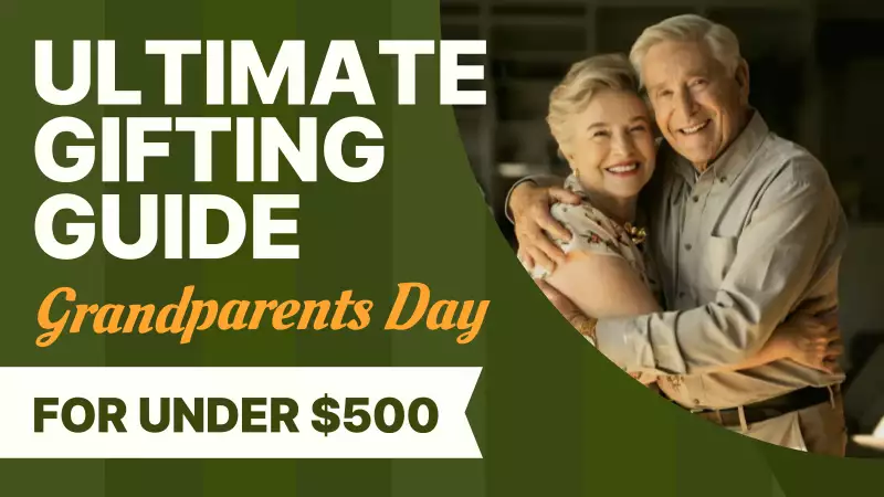 Green Orange Elegant Grandparents Day Gifting Guide - MiriCanvas