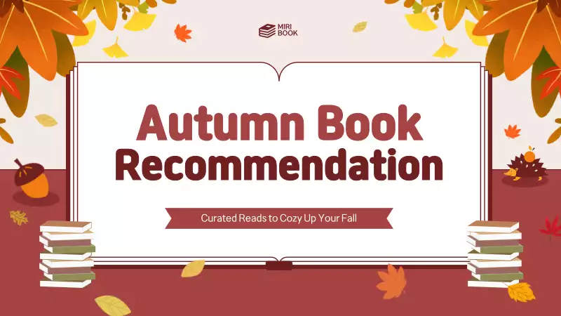 Orange Playful Illustration Autumn Book Recommendation Presentation ...